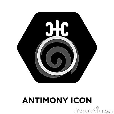 Antimony Icon Vector Isolated On White Background, Logo Concept ...