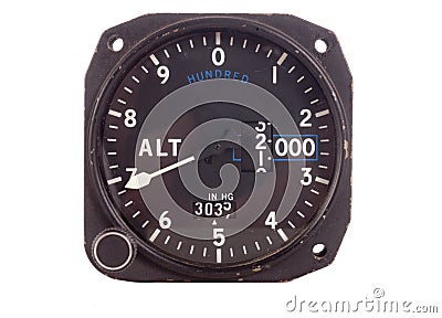 Antique Altimeter Stock Image - Image: 20928761