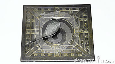 Antique Chinese Spoon Compass Stock Video - Video of reproduction, 1080 ...