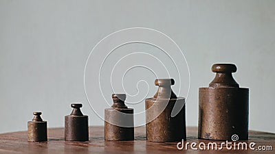 Antique Copper Scale Set Royalty-Free Stock Photo | CartoonDealer.com ...