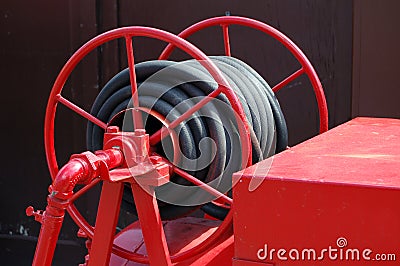 Antique Fire Engine Hose Stock Photography | CartoonDealer.com #1189172