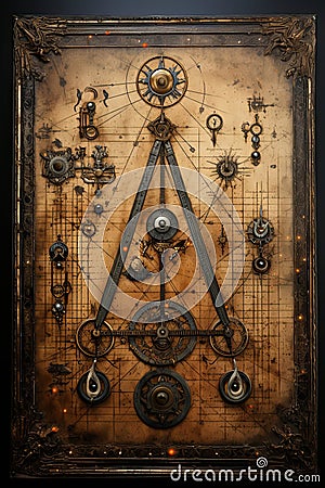 Antique Handwritten Codex Illustration. | CartoonDealer.com #293531652