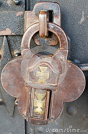 Antique Padlock Stock Images - Image: 21034744