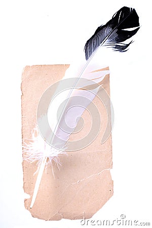 Antique Pen At Old Paper Royalty-Free Stock Photography | CartoonDealer ...