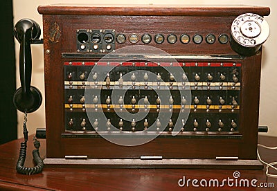 Antique Telephone Switchboard. Royalty Free Stock Images - Image: 338019