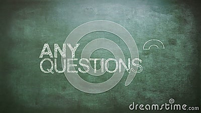 Any questions? stock video. Video of doubt, digital, black - 66665201