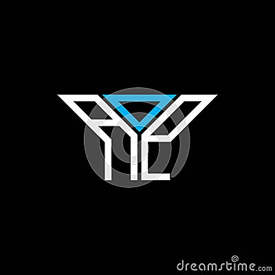 AOP Letter Logo Creative Design With Vector Graphic, AOP ...