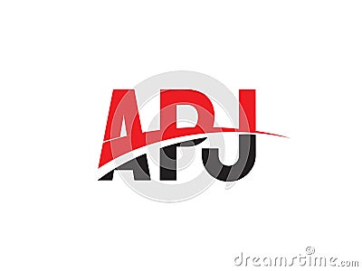 APJ Letter Initial Logo Design Vector Illustration | CartoonDealer.com ...