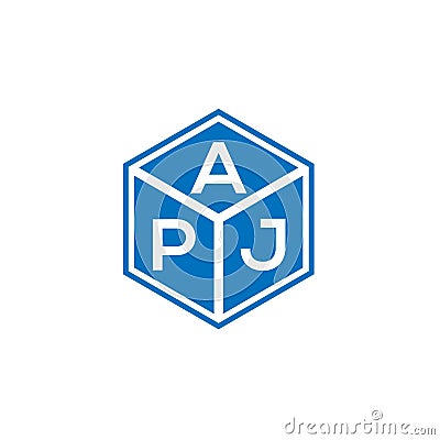 APJ Letter Logo Design On Black Background. APJ Creative Initials ...