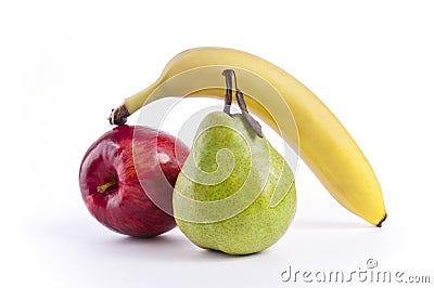 Appel, Peer En Banaan Royalty-vrije Stock Fotografie - Afbeelding: 22769717
