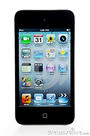 Apple Ipod Touch 4th Generation Editorial Stock Image - Image: 19009519