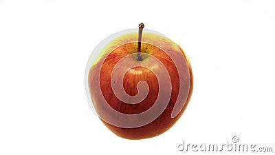 Apple Isolated, Rotate in Loop Stock Video - Video of rotate, healthy ...