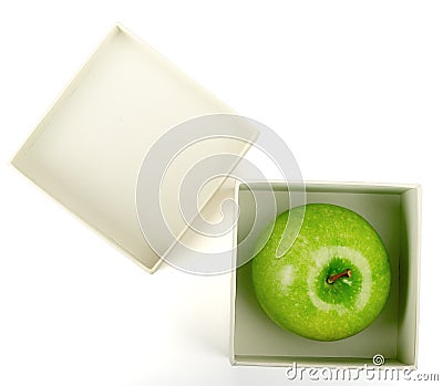 Apple In White Box Royalty-Free Stock Image | CartoonDealer.com #63720088