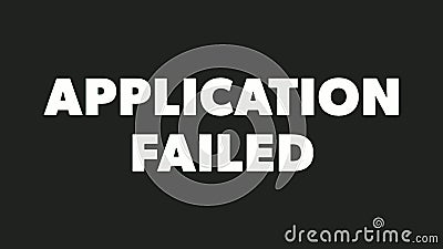 Application Error Alert Warning Attack on Screen World Map Loop Motion ...