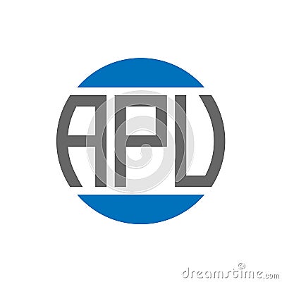 APU Letter Logo Design On White Background. APU Creative Initials ...