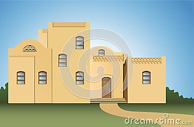 Arabic House Vector | CartoonDealer.com #10390718