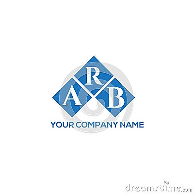 ARB Letter Logo Design On White Background. ARB Creative Initials ...