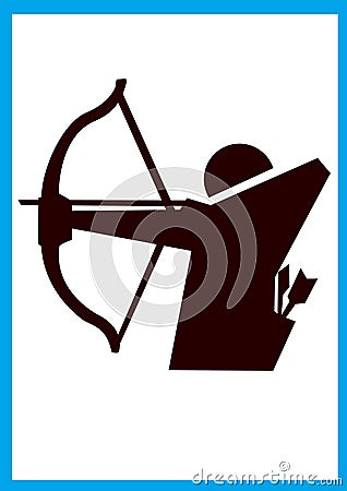 Archery Symbol Royalty Free Stock Images - Image: 9041369