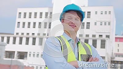 Architect, Construction Worker and Man with Smile, Face and ...