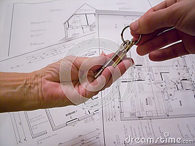 Architectural Plans With Keys Royalty-Free Stock Photography ...