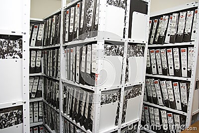 Archive Room Stock Image - Image: 4229281