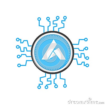 Ardor Icon Vector Sign And Symbol Isolated On White Background, Ardor ...