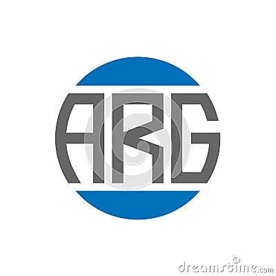 ARG Letter Logo Design On White Background. ARG Creative Initials ...