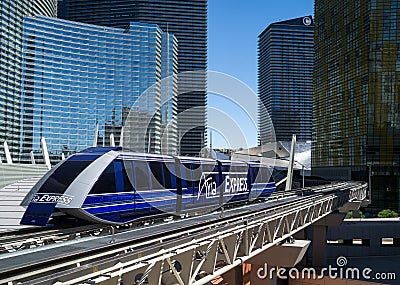 Aria Express Las Vegas Editorial Stock Image - Image: 25509644