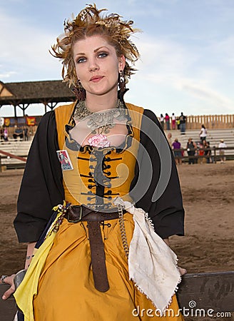 Arizona Renaissance Festival Wench Editorial Stock Photo - Image: 29331958