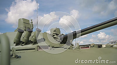 Armored Tank Turret. Modern Armored Vehicles Stock Video - Video of ...