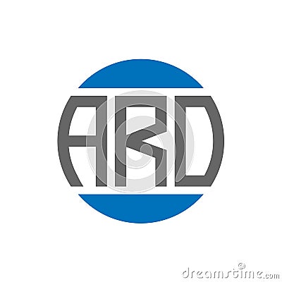 ARO Letter Logo Design On White Background. ARO Creative Initials ...