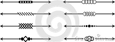 Arrow Divider Vector Illustration | CartoonDealer.com #67929406