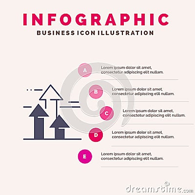Arrows, Break, Breaking, Forward, Limits Solid Icon Infographics 5 ...