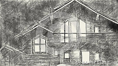 Black and White of Home Background Stock Video - Video of wall ...