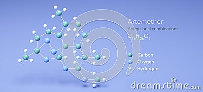 Artemether Molecule, Molecular Structures, Antimalarial Combinations ...