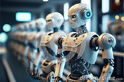 Artificial Intelligence Future Industry Engineering. AI Computer ...