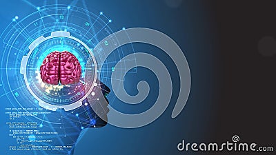 Artificial Intelligence Motion Graphics Animation Background Stock ...