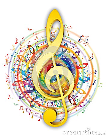 Artistic Music Key Illustration Stock Photography - Image: 23308702