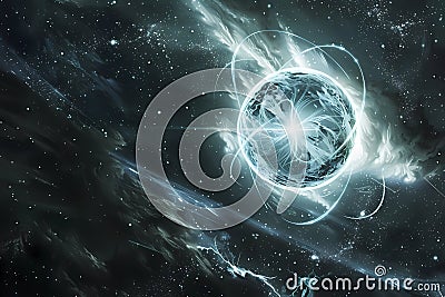 An Artistic Representation Of A Magnetar In Space Captures The ...