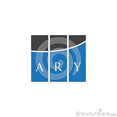 ARY Letter Logo Design On Black Background. ARY Creative Initials ...