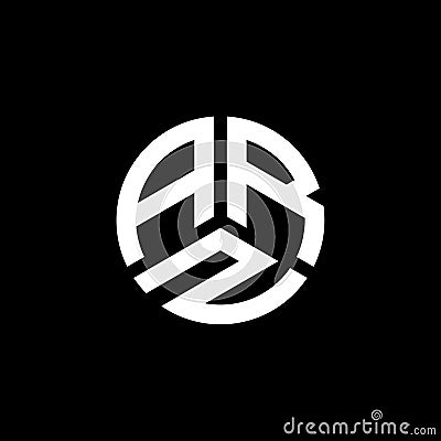 ARZ Letter Logo Design On White Background. ARZ Creative Initials ...