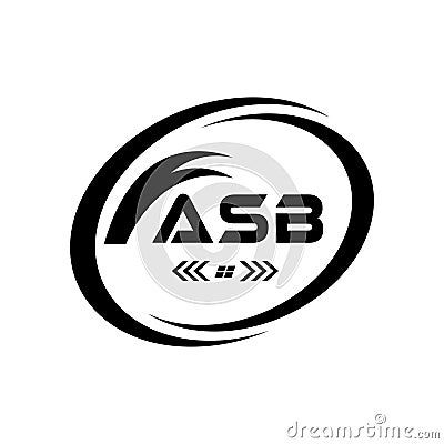 ASB Letter Logo Design. ASB Simple And Modern Monogram Logo. Abstract ...