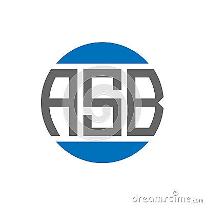 ASB Letter Logo Design On White Background. ASB Creative Initials ...