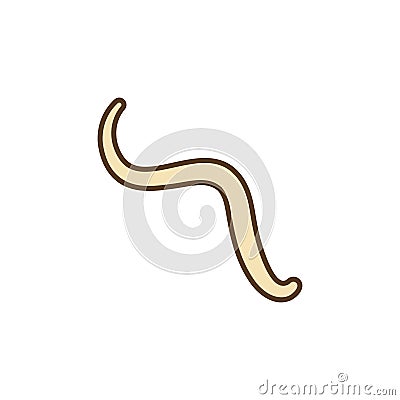 Ascariasis Parasites Vector Concept Colored Icon Or Sign Stock Photo ...