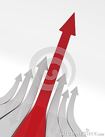 Ascending Arrows Royalty-Free Stock Image | CartoonDealer.com #12596524