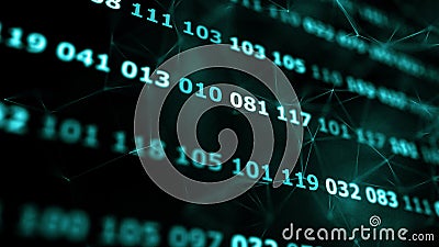 ASCII American Standard Code for Information Interchange 4k Stock Video ...