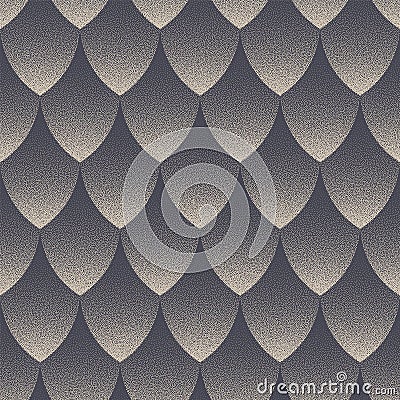 Asian Scale Seamless Pattern Trend Vector Dot Work Posh Abstract ...