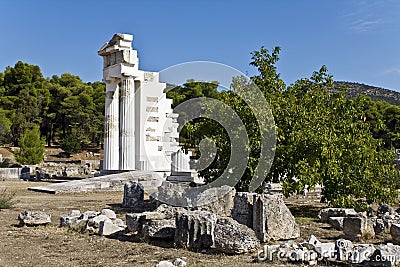 Asklipios Temple At Epidaurus Royalty Free Stock Photos - Image: 11185048