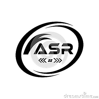 ASR Letter Logo Design. ASR Simple And Modern Monogram Logo. Abstract ...