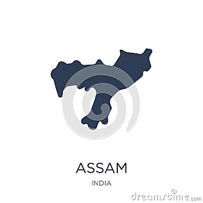 Assam Icon. Trendy Flat Vector Assam Icon On White Background Fr ...